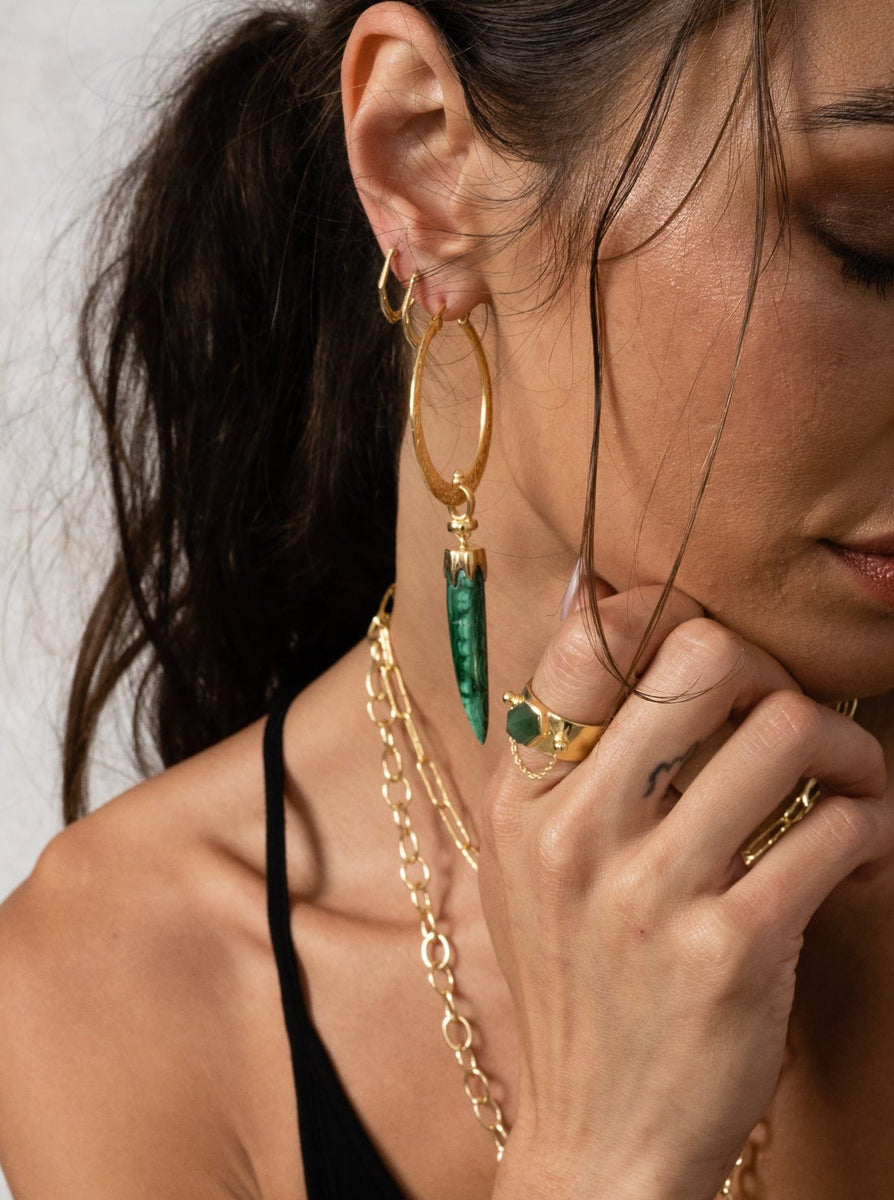 Kochi Hoop Earrings Gold – Kyoti