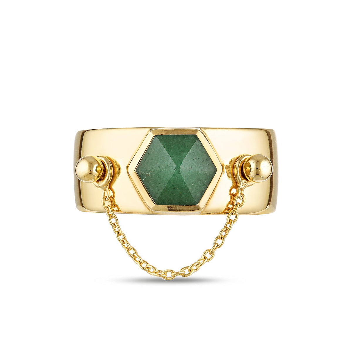 Throne Ring / 14k Gold Plating – Kyoti